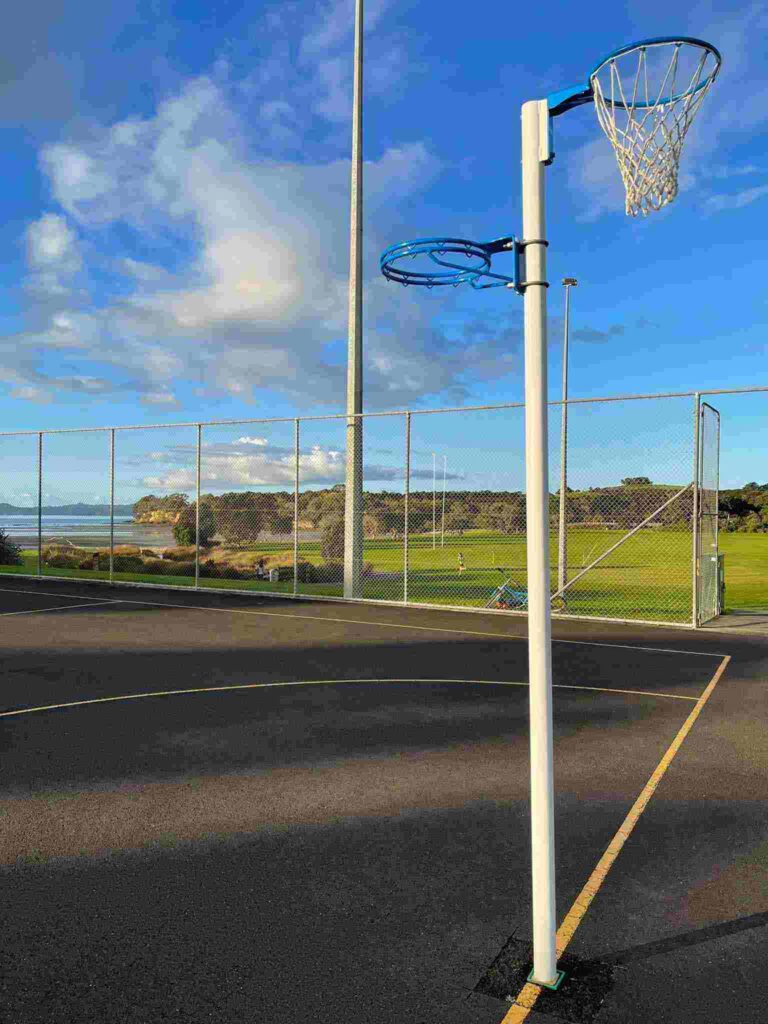 Super Heavy Duty Adjustable Netball Hoop - HotShot Sports
